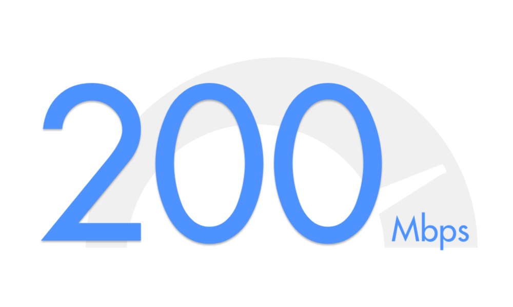 200mbps 200mbps